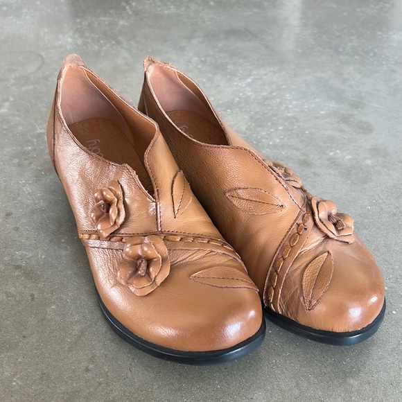 Socofy | Shoes | Socofy Clogs Vintage Genuine Leather Handmade Shoes ...